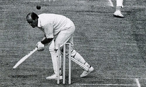 Cricket Gloden Moments: Brian Close ways out of the way of a Michael ...