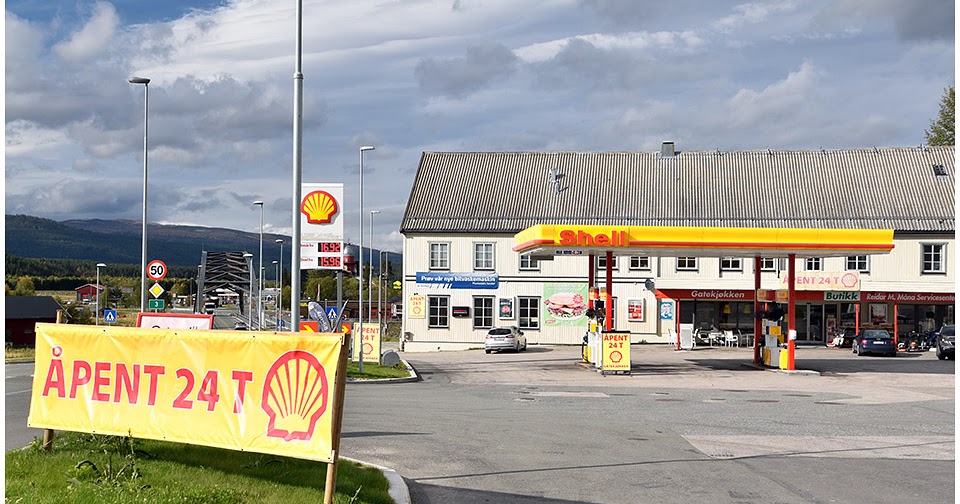 NORGE.nl: Alvdal - Shell bensinstasjon Åpent 24T