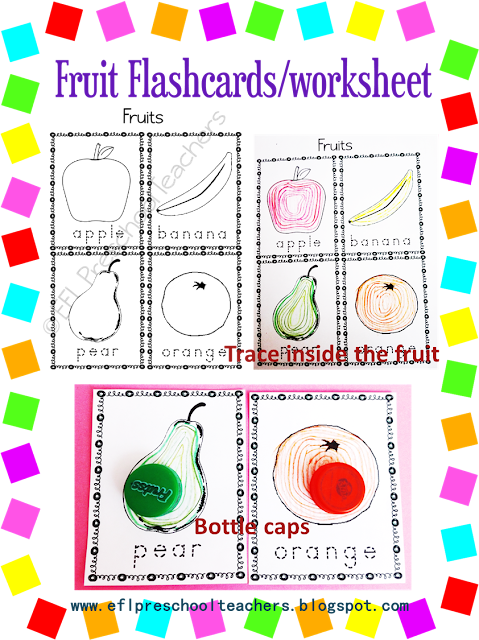 ESL/EFL Preschool Teachers: Fruit Theme for the Preschool ELL