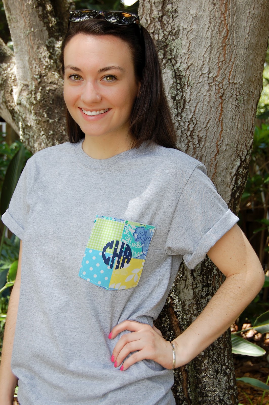 CARLY DIY Monogrammed T-Shirt