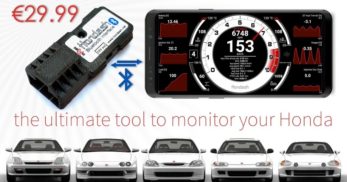 Hondash: Hondash OBD Bluetooth Scanner V3.5 released