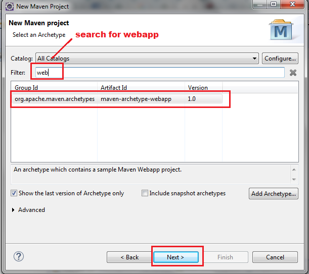 How To Create A Web Project Using Maven In Eclipse
