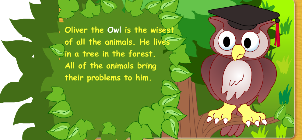 english4you: Oliver the Owl and Geraldine, the Jiraffe. Learn to ...