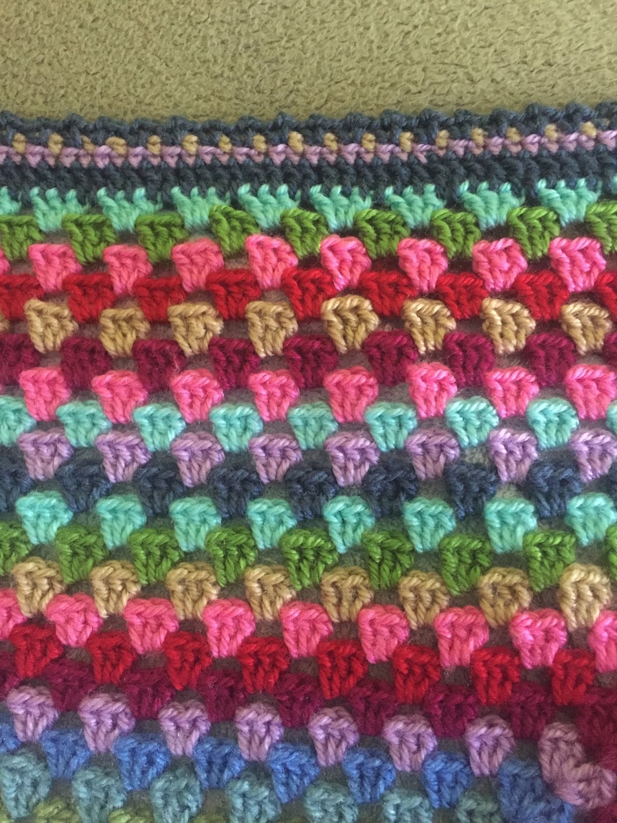 Háčkování: Háčkovaná deka granny square