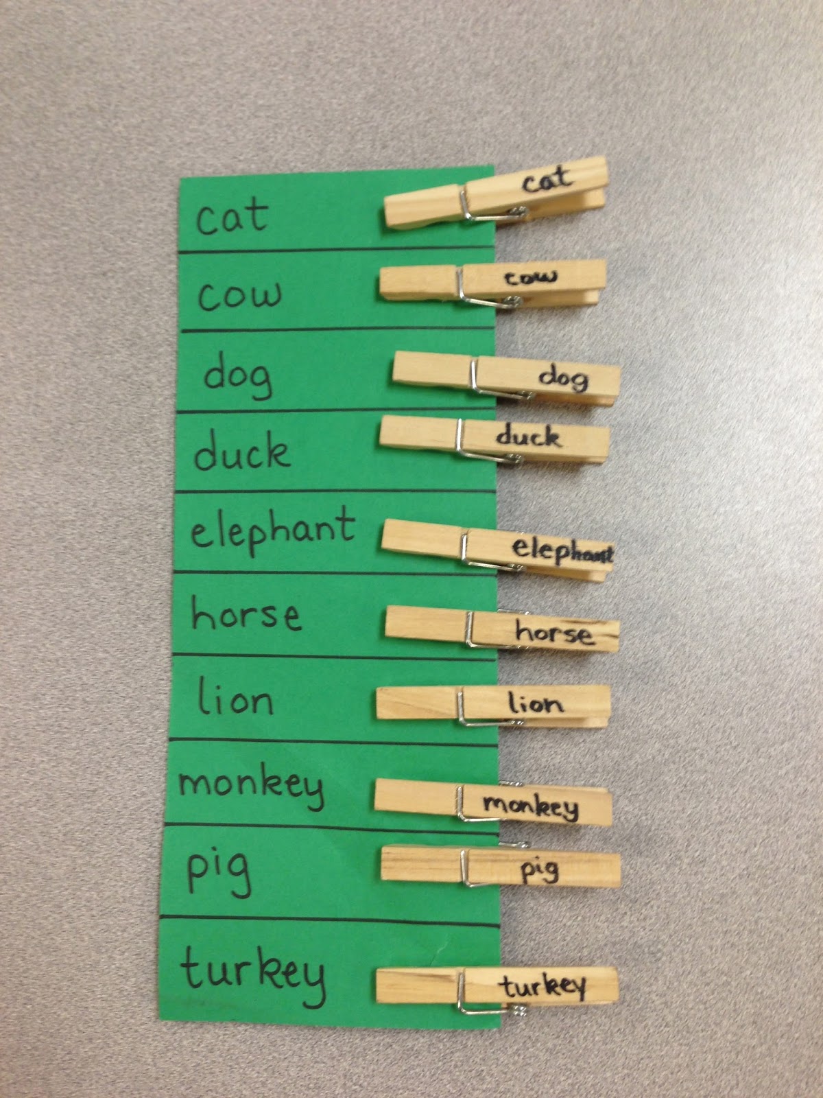 Tales of a First Grade Techie: Self-Checking Clothespin Centers