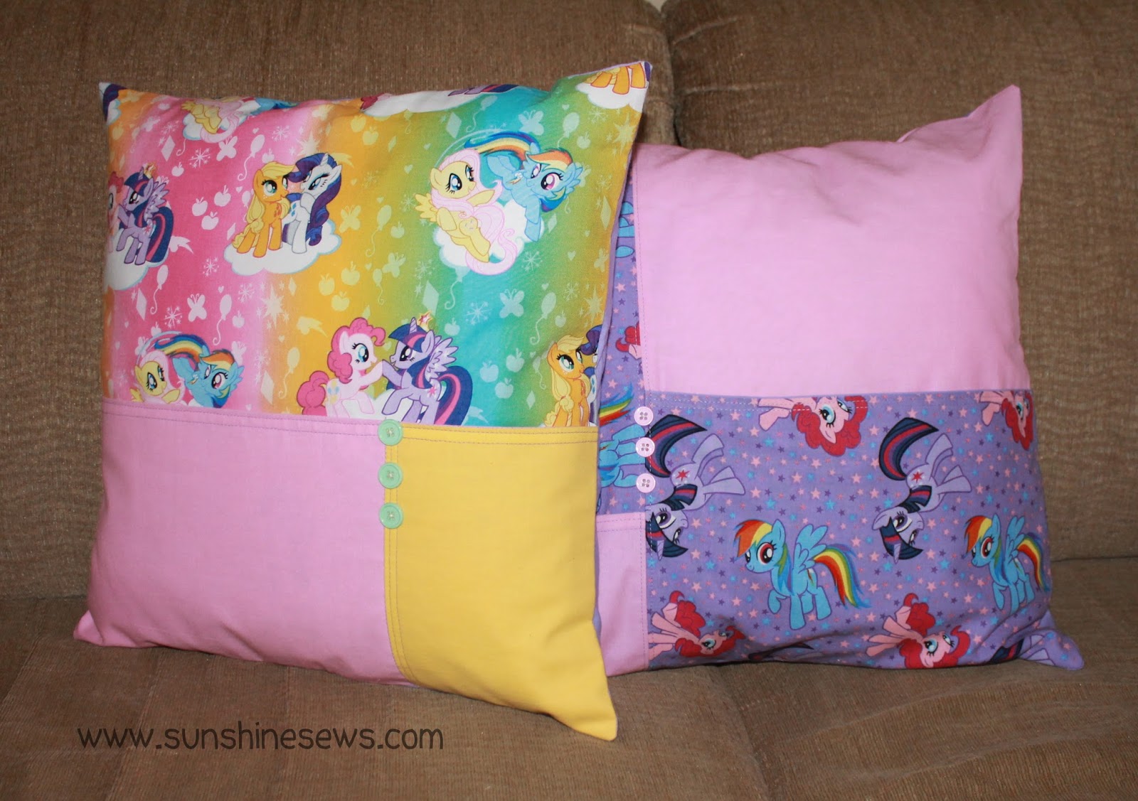 SunShine Sews...: My Little Pony Pillows