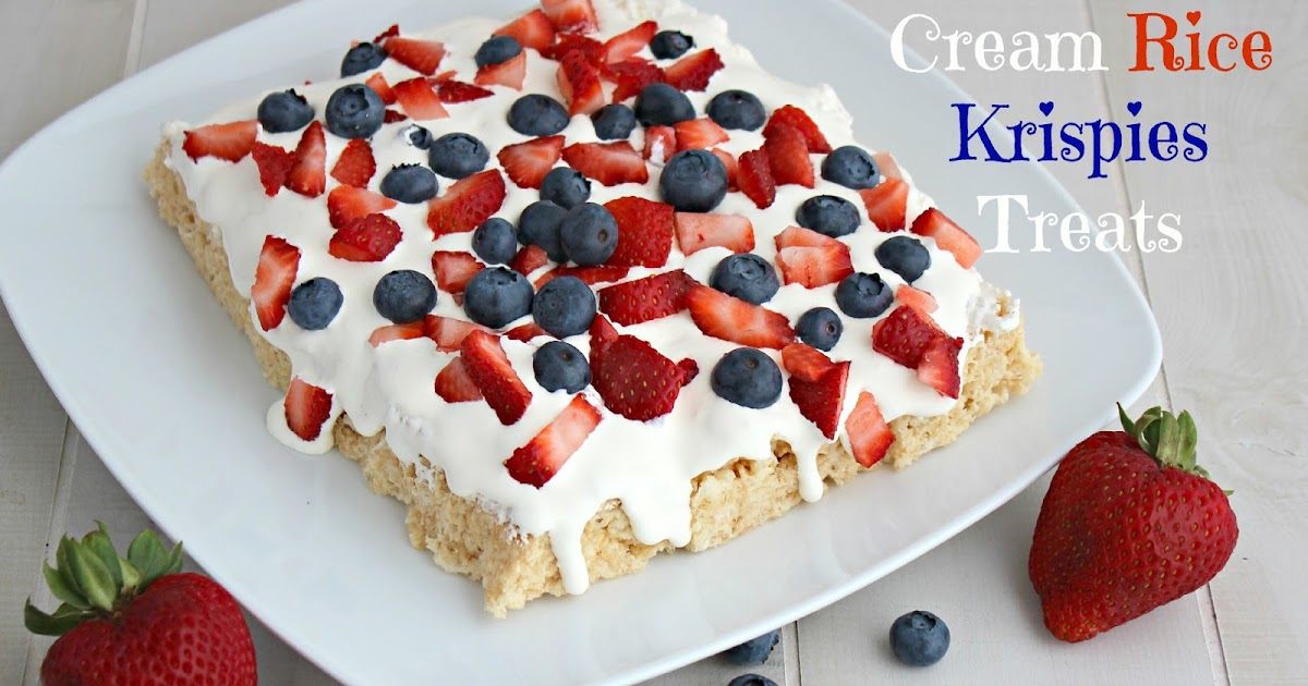 Kitchen Simmer: Berries and Cream Rice Krispies Treats
