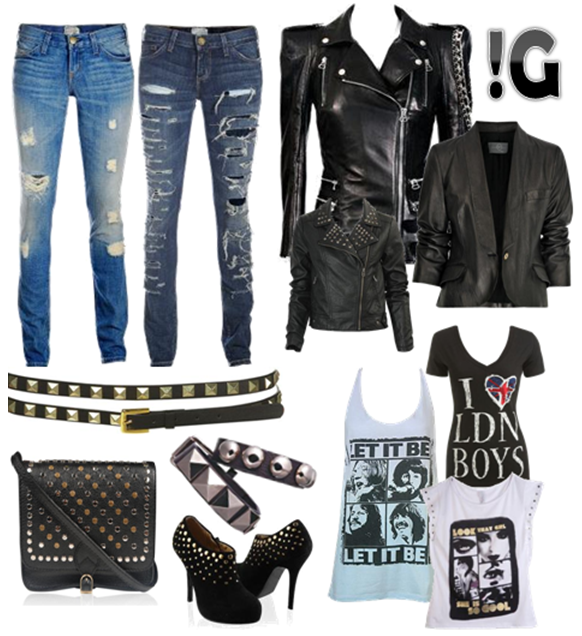 Tudo Sobre Moda Feminina: Moda Rock