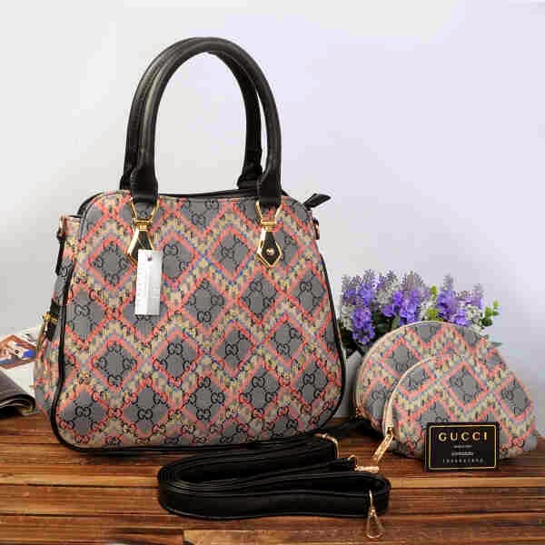 Tas Gucci Bella Batik 3 Laci Set 2 Pouch Super - ACIDO - ButikMarcello ...