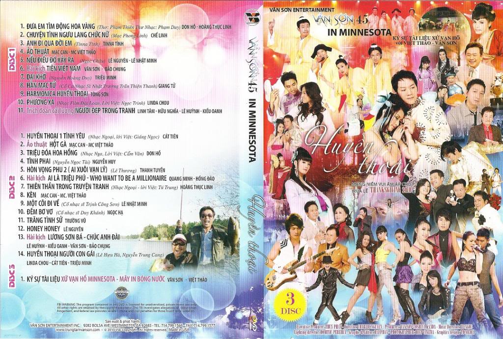 Vân Sơn Video 045 - Vân Sơn In Minnesota (Huyền Thoại) (2010) ~ Cover ...