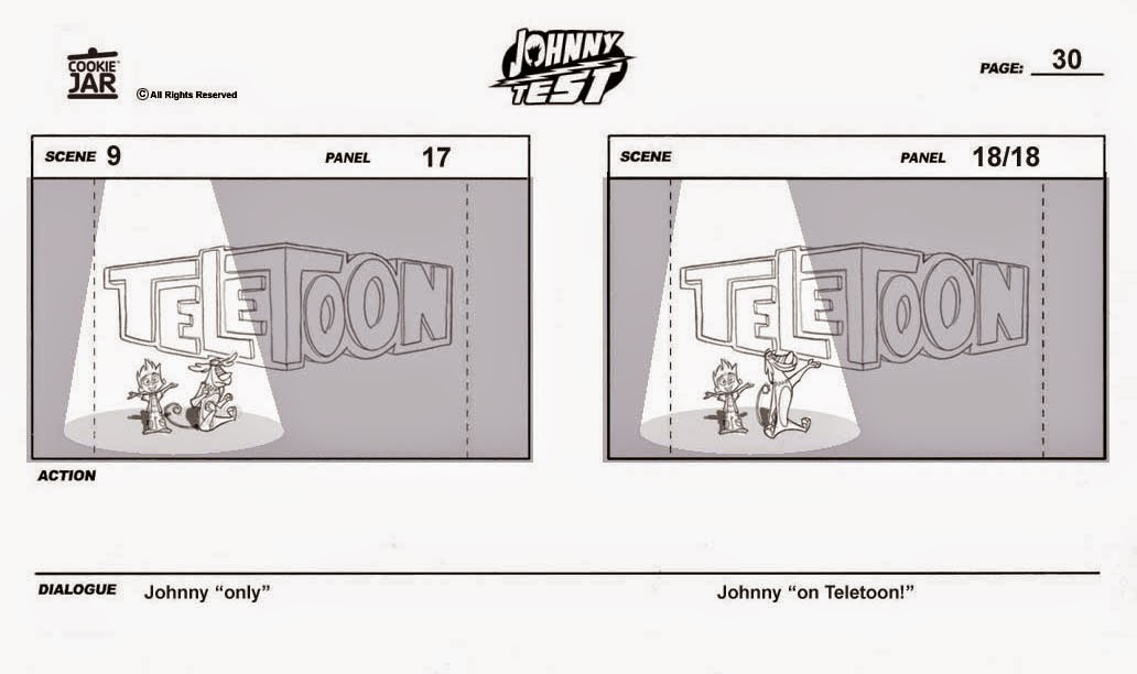 Shane Doyle animation,design,storyboards: StoryBoard- Johnny Test Teaser