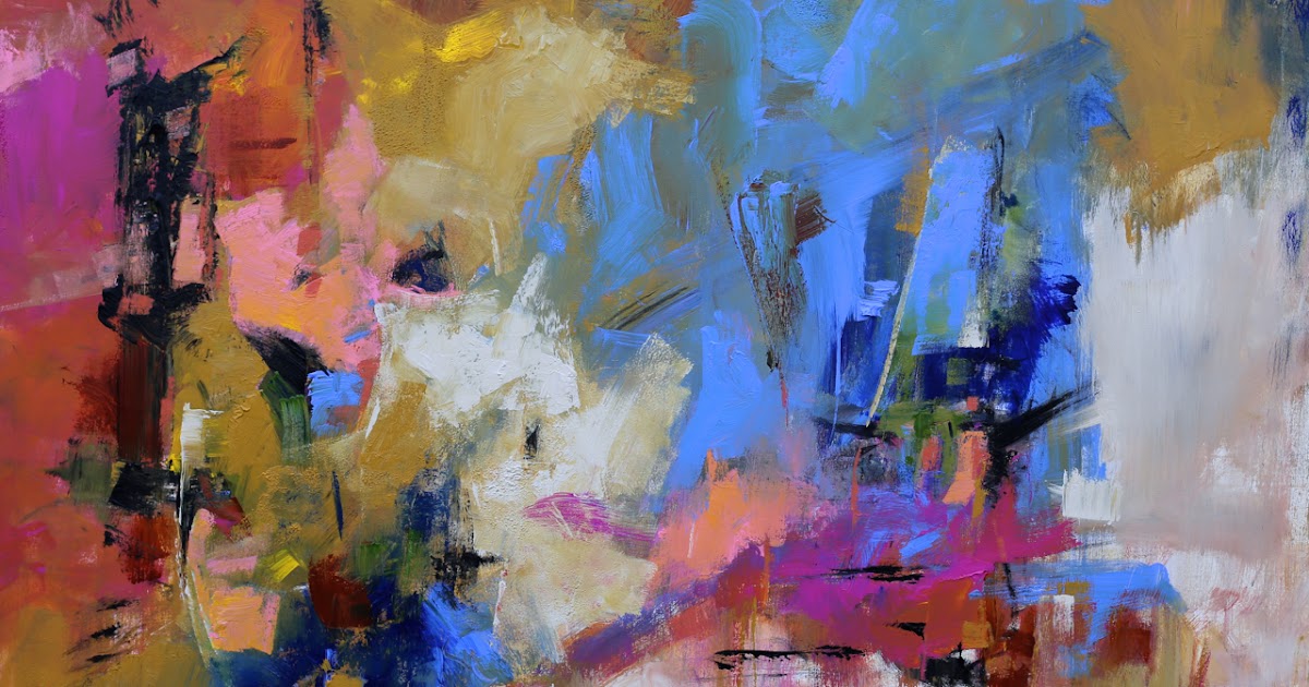 Elizabeth Chapman Art: Modern Abstract Painting "Marvel" by Elizabeth ...