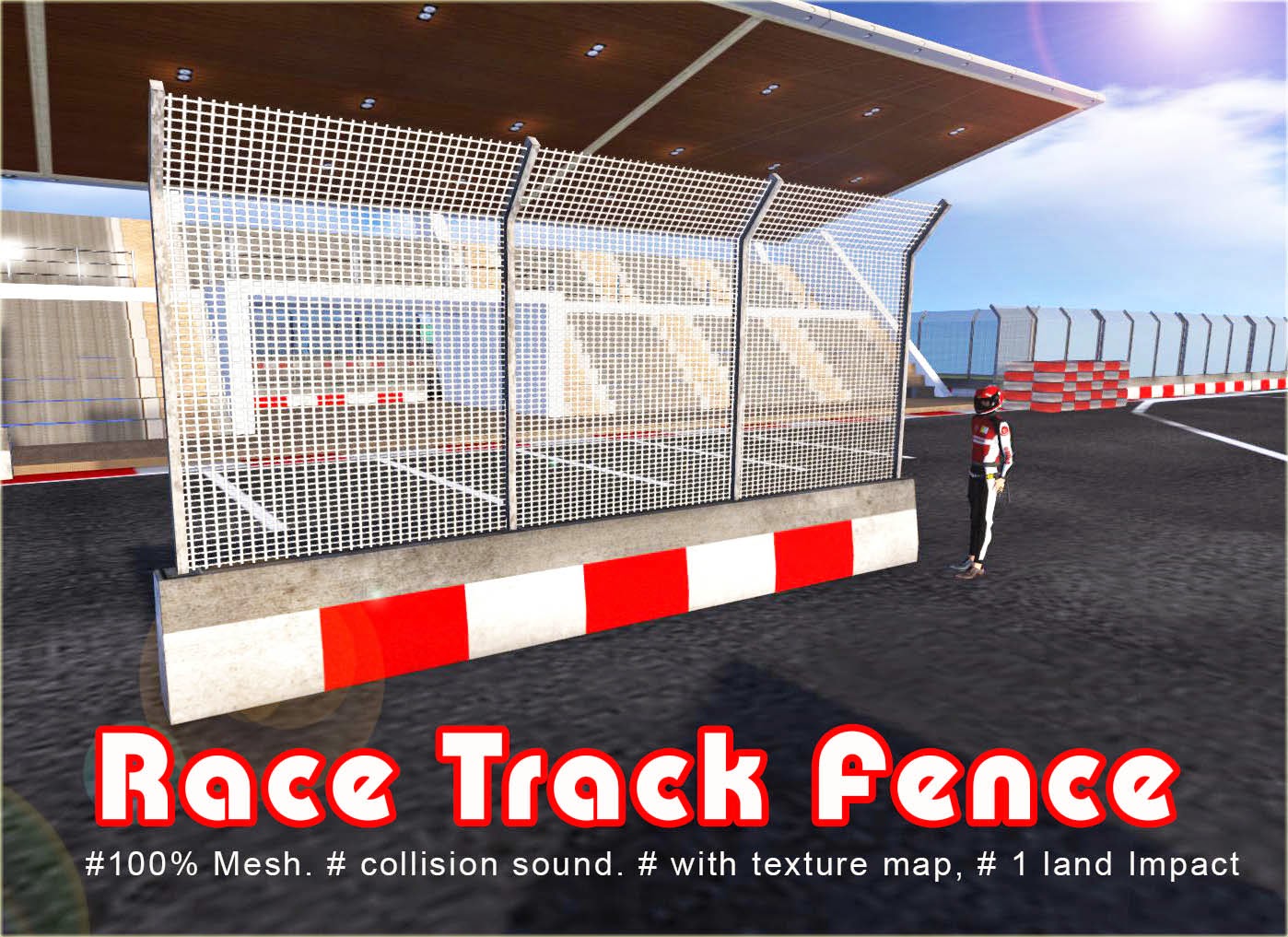 New Item For This Month: Race Track Fence [Catch Fence]