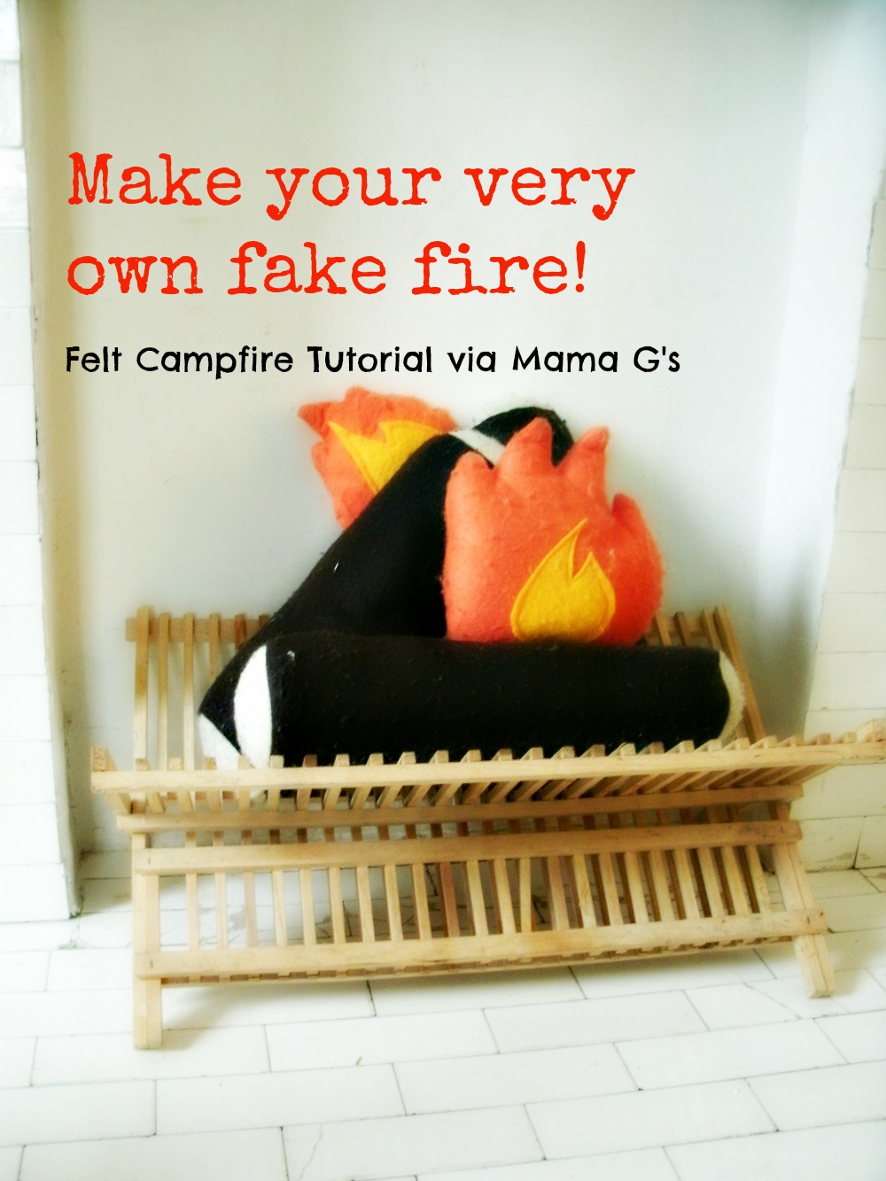 Mama G's Big Crafty Blog: Free Felt Campfire Picture Tutorial/Pattern