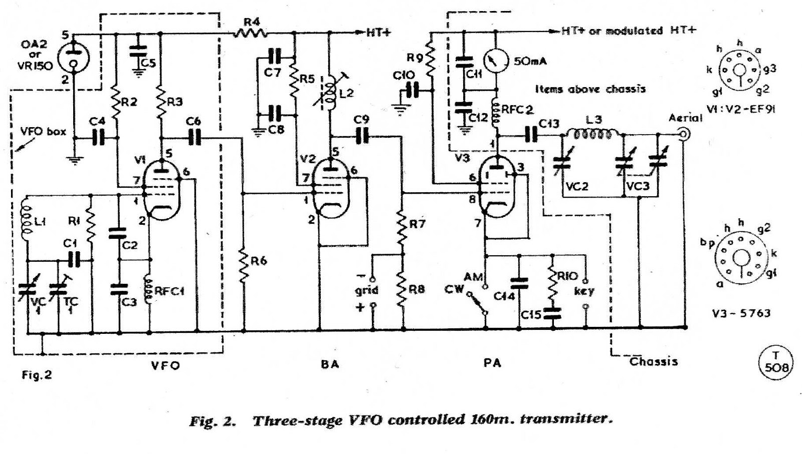 G4AQB - Analogue Native!: Topband Transmitter F.G.Rayer