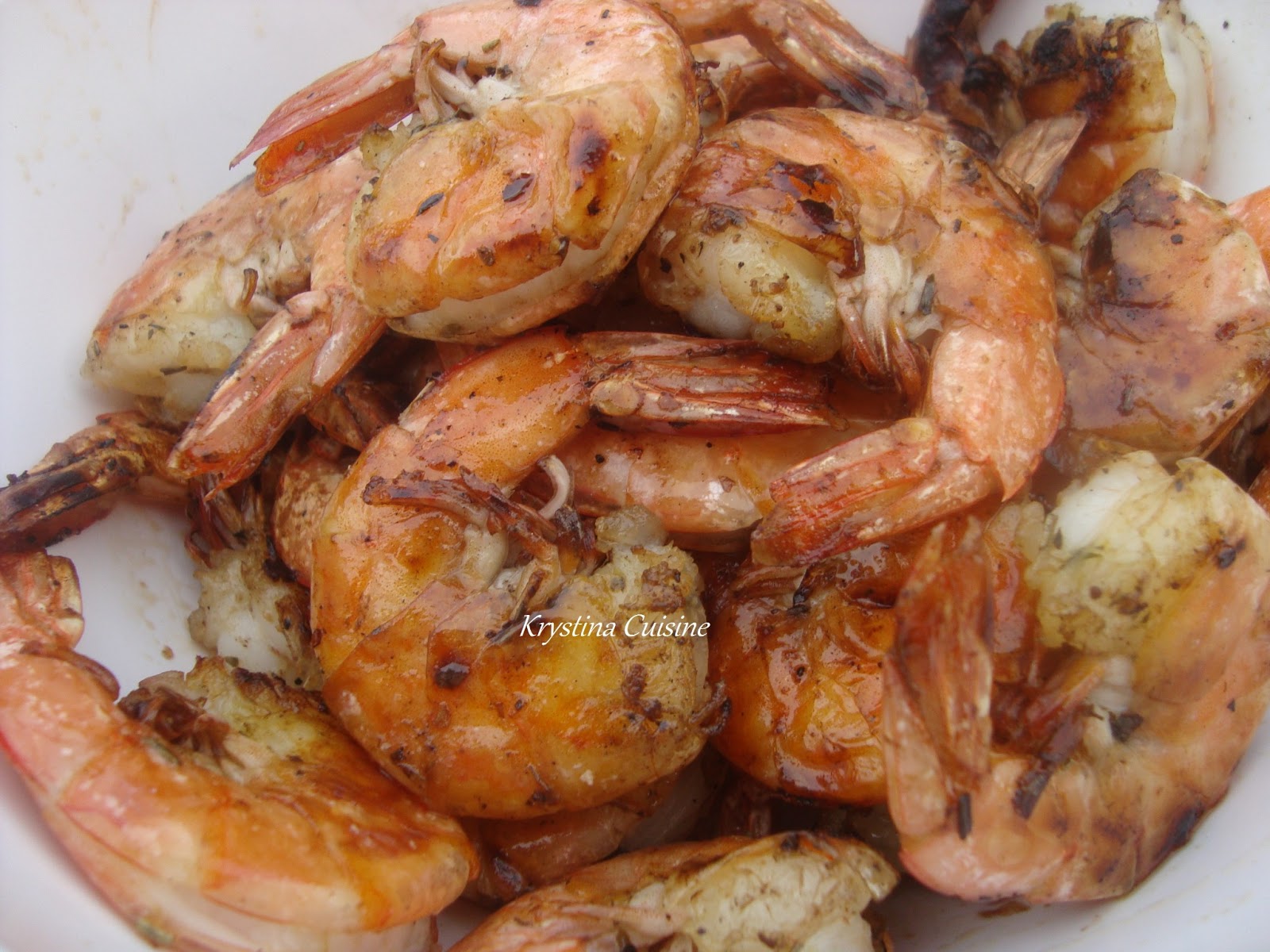 Krystina cuisine: Poêlée de Scampis en Grillade