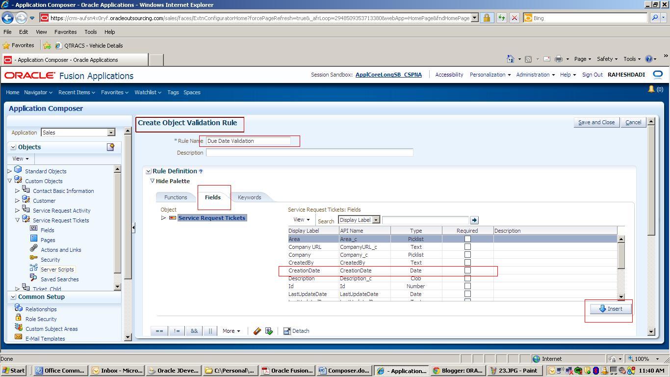 ORACLE FUSION APPLICATIONS: Validations/Triggers/Functions