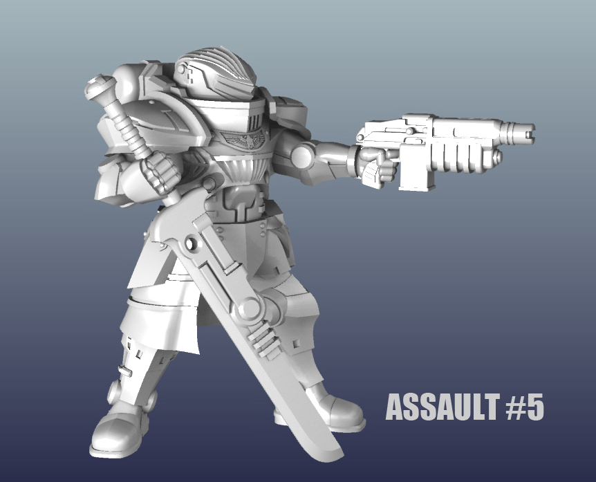 DREAMFORGE-GAMES: Preview of all ten heavy trooper miniatures