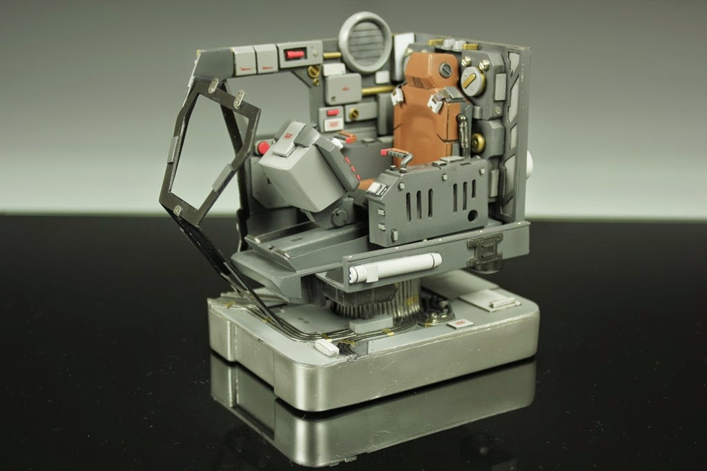 Gundam Family: 1/18 RX-78 GP01 Cockpit Scratch Build & Making