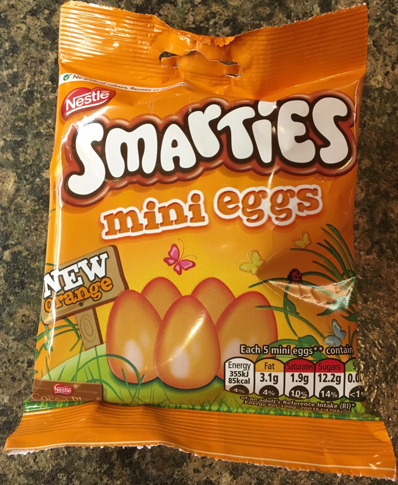 FOODSTUFF FINDS: Smarties Mini Eggs - New Orange Edition (WH Smiths) By ...