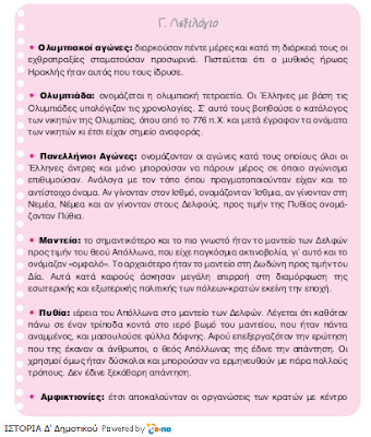 Δ' ΤΑΞΗ 2ου ΔΗΜΟΤΙΚΟΥ ΑΡΧΑΝΩΝ: ΙΣΤΟΡΙΑ Δ΄ - Ενότητα 2. Μάθημα 7. ΄΄Oι ...