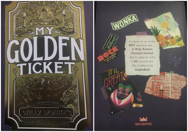 My Golden Ticket Personalised book for children | My Crazy Family Story