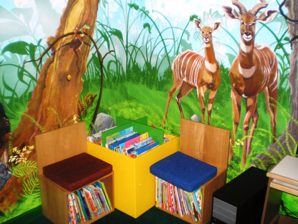 Peter Coker: 2004. Mural composition and furnishings for children's ...