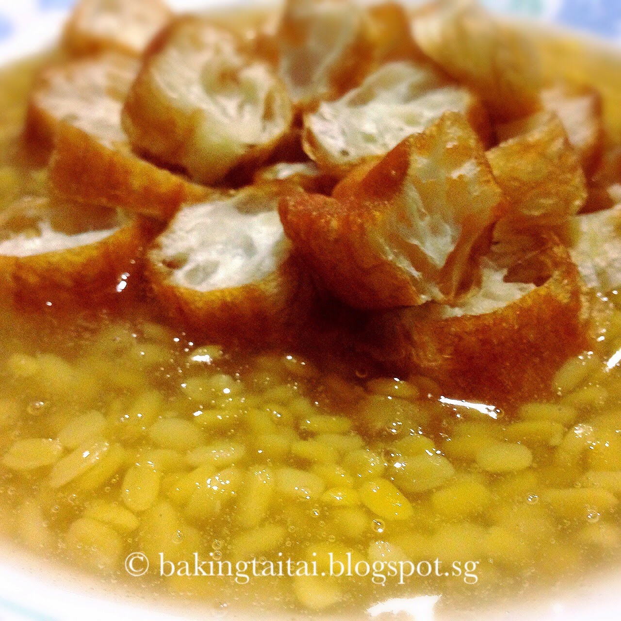Baking Taitai 烘焙太太: Homemade Tau Suan (Mung Bean Dessert) - caramelised ...