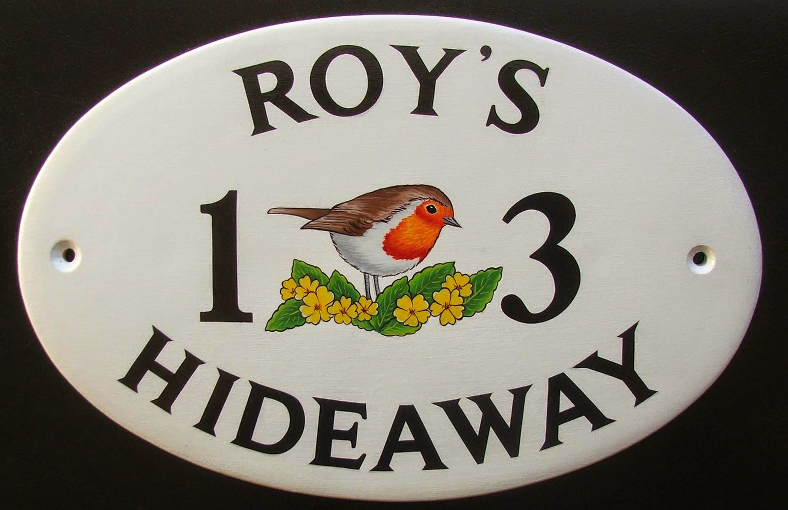 Hand Painted House Signs by Ceramic Art: House Signs and House Plaques ...