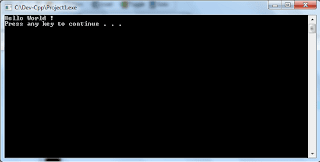 a-uzi: Tutorial 1.2 - Cara Menggunakan Bloodshed Dev C++