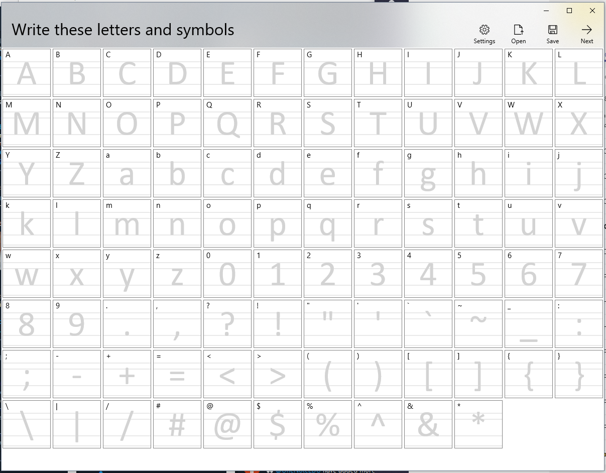 Making your own font