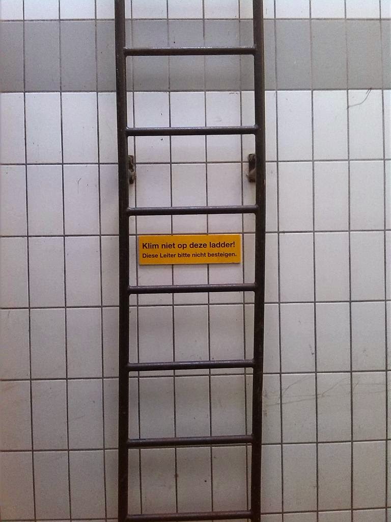 Bordwatching: Klim niet op deze ladder!