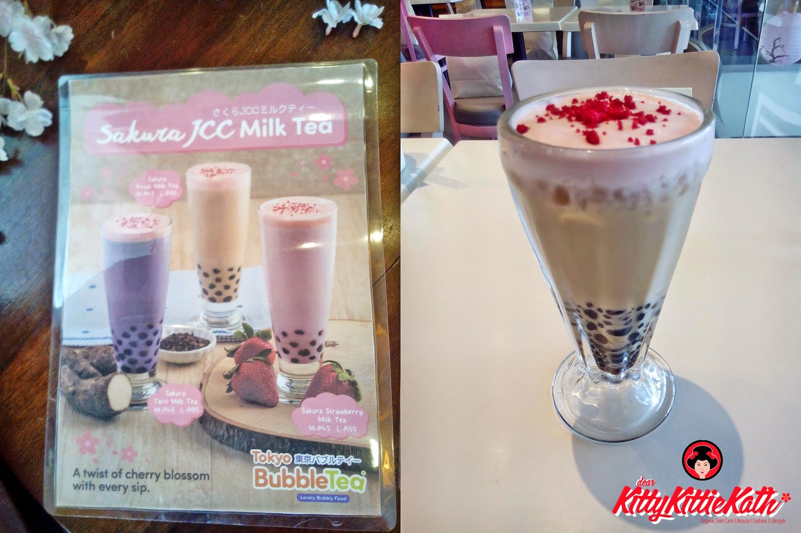 Tokyo Bubble Tea Sakura Season Launch | Dear Kitty Kittie Kath- Top ...