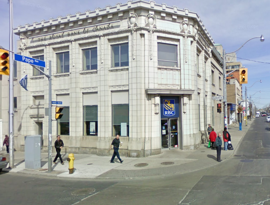 lost toronto: Pape and Danforth/Then and Now