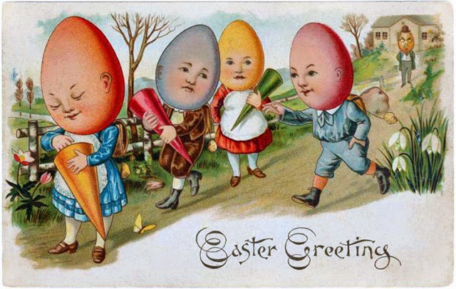 15 Colorful Vintage Easter Cards From the Early 20th Century ~ Vintage ...