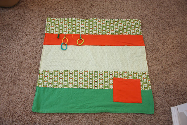 Fisher's Mommy: Frog Tummy Time Mat- Baby Shower Gift