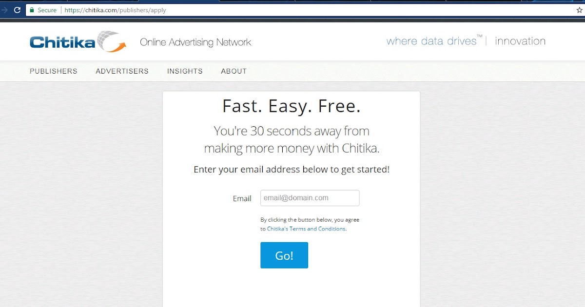 Chitika Overview & Guide : Contextual Ad Network For Blog-Sign up Process - Adorn Apps