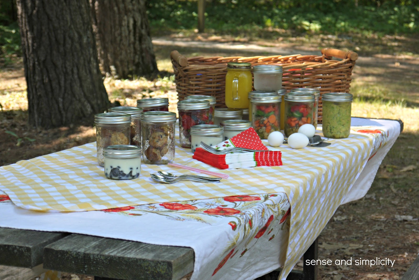 Sense and Simplicity: A Mason Jar Picnic