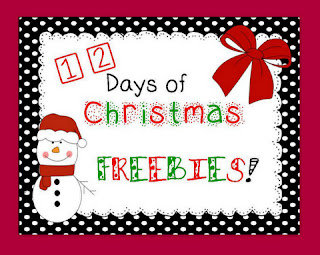 The Kindergarten Pod: 12 Days of Christmas FREEBIES.....Day 1
