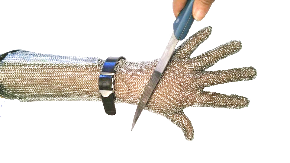 gds-metal: stainless steel ring mesh glove