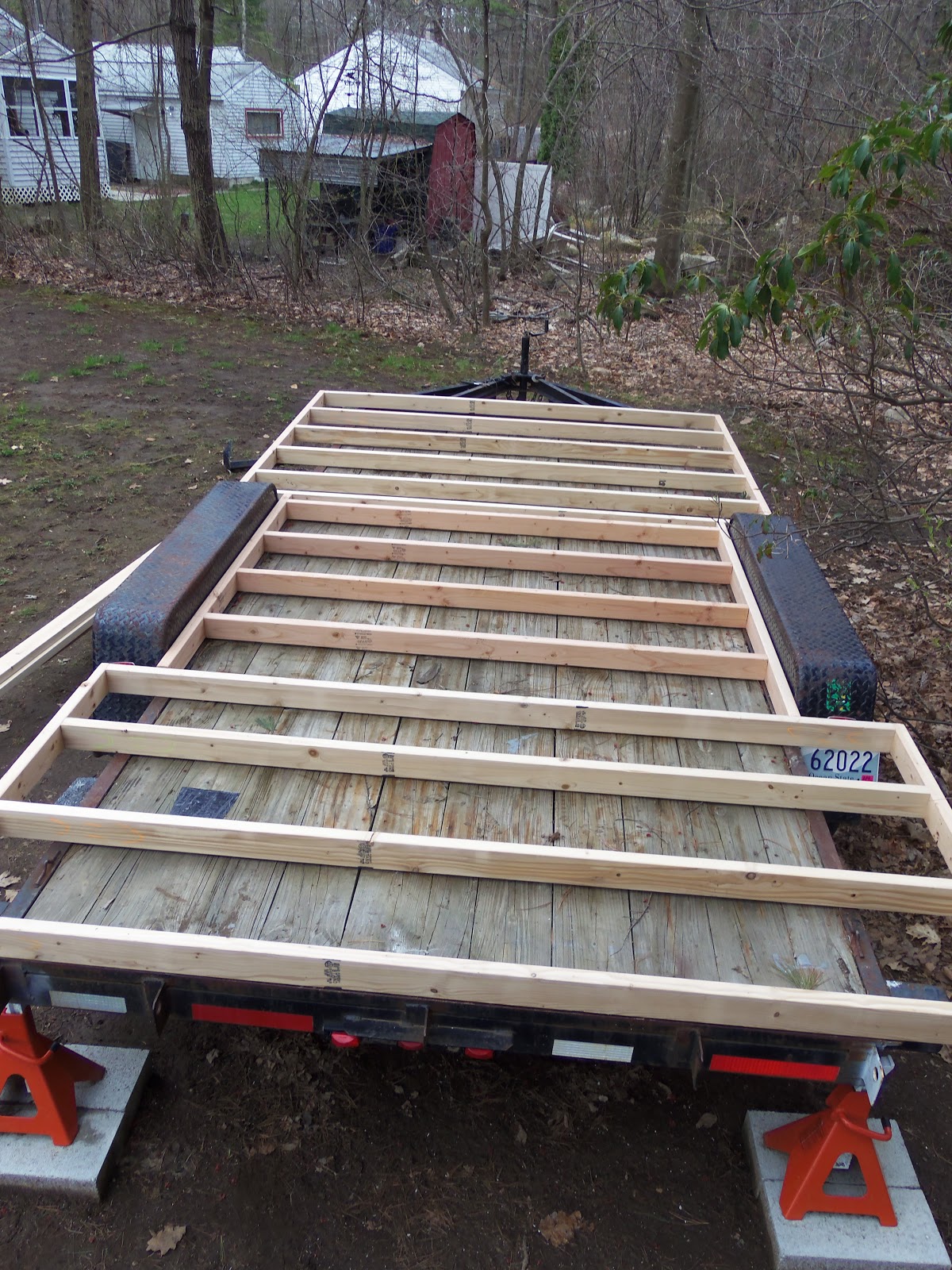 Another Tiny House Story: Subfloor Framing Completed