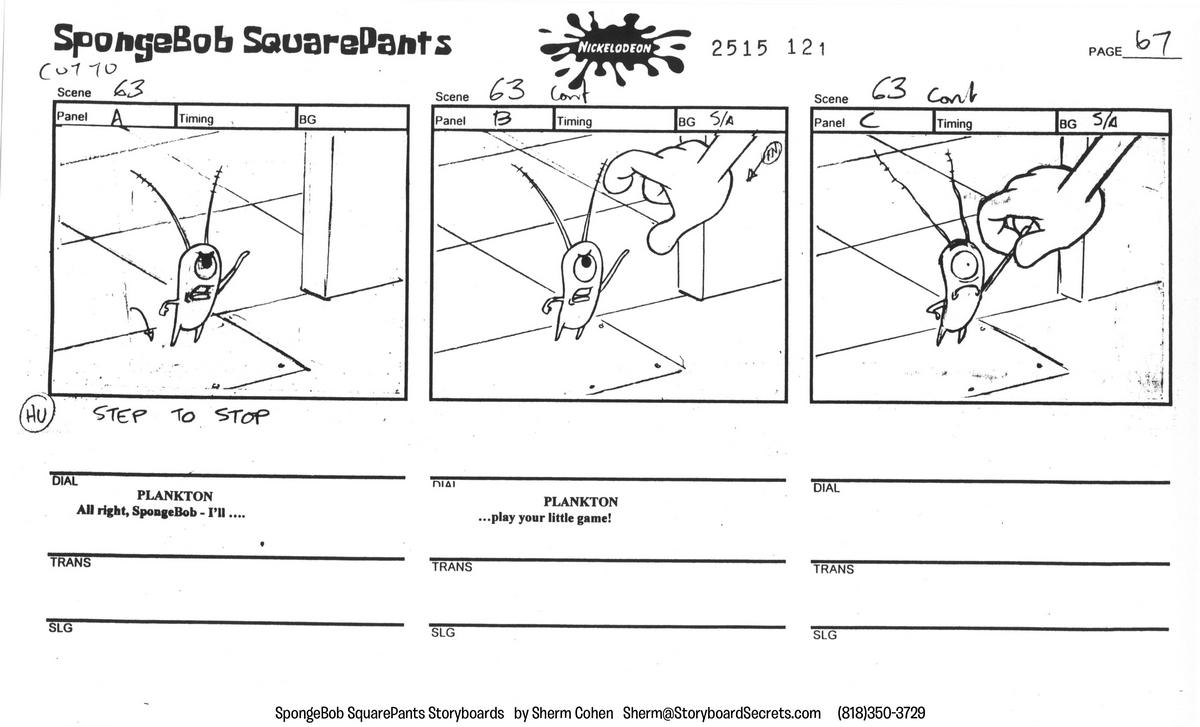 Sherm Cohen Storyboard Artist: SpongeBob Storyboards: The FUN Show