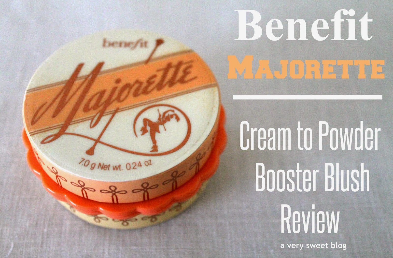 Benefit Majorette Cream To Powder Booster Blush Review | A Very Sweet Blog