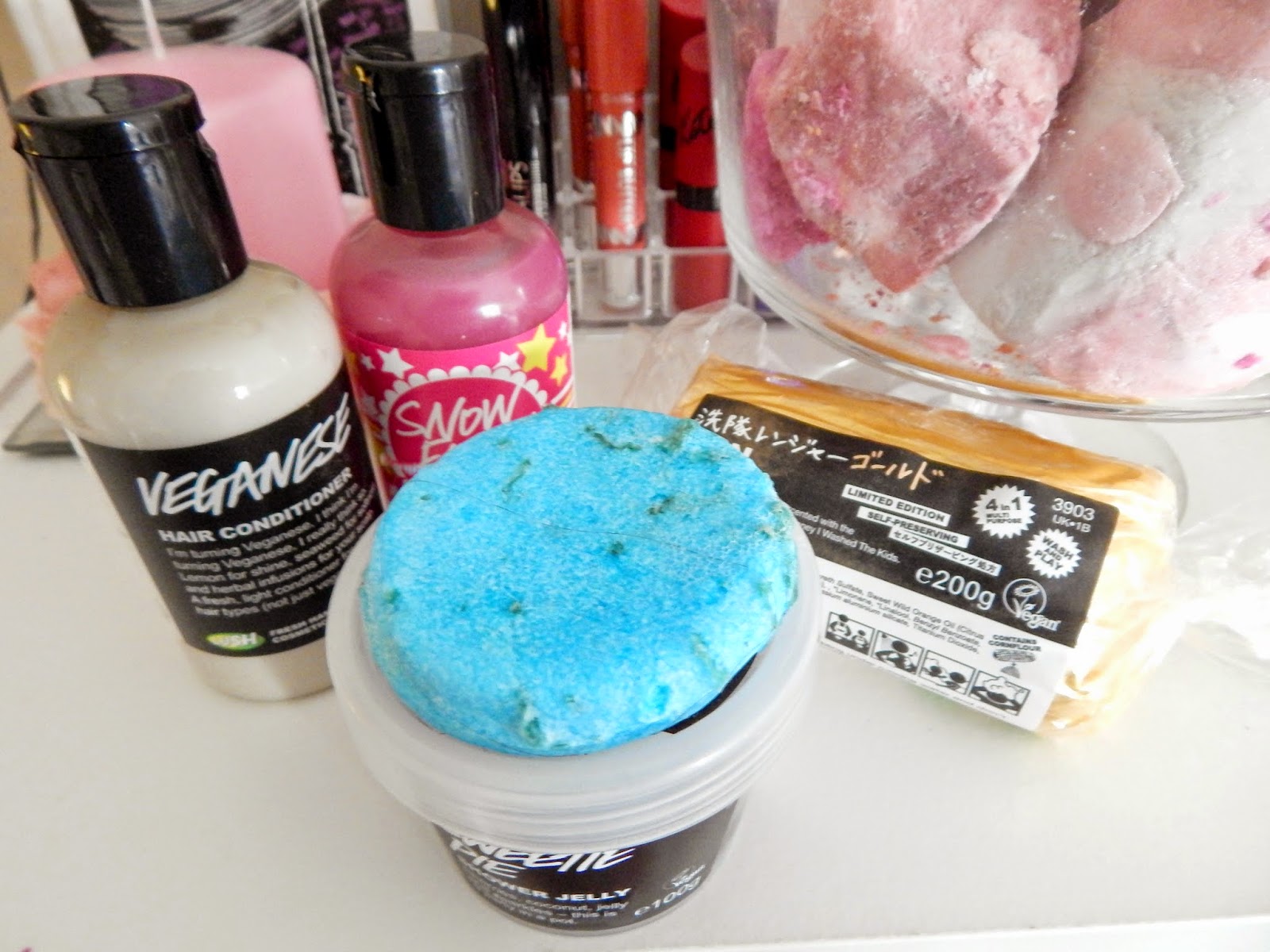 Updated Lush Collection & Storage - what lauren did today
