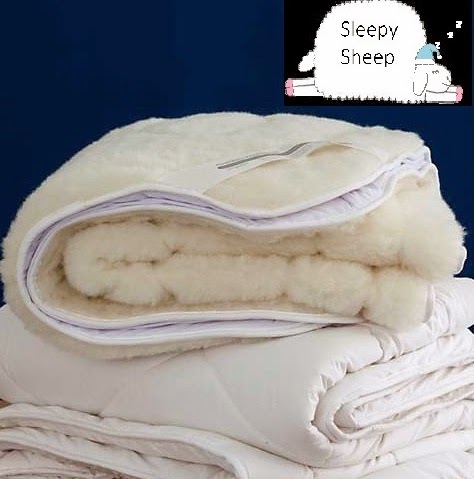 Sleepy Sheep: REVERSIBLE AUSTRALIAN MADE WOOL BEDDING