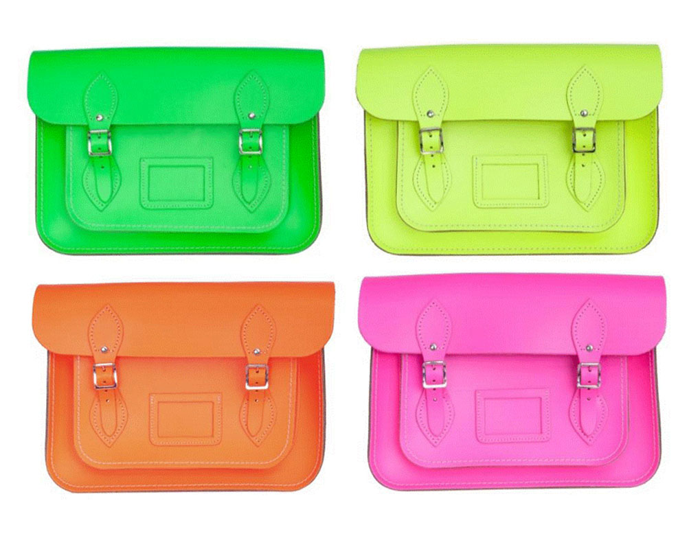 NURU THE LIGHT: I LIFE THE CAMBIDGE SATCHEL NEON BAGS!!