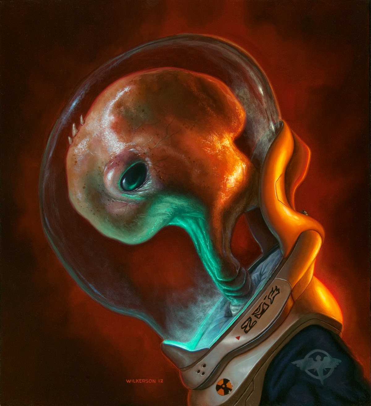 Eric Wilkerson Art Chronicles - CAPTAINS BLOG: ALIEN PORTRAIT #1 Retro ...