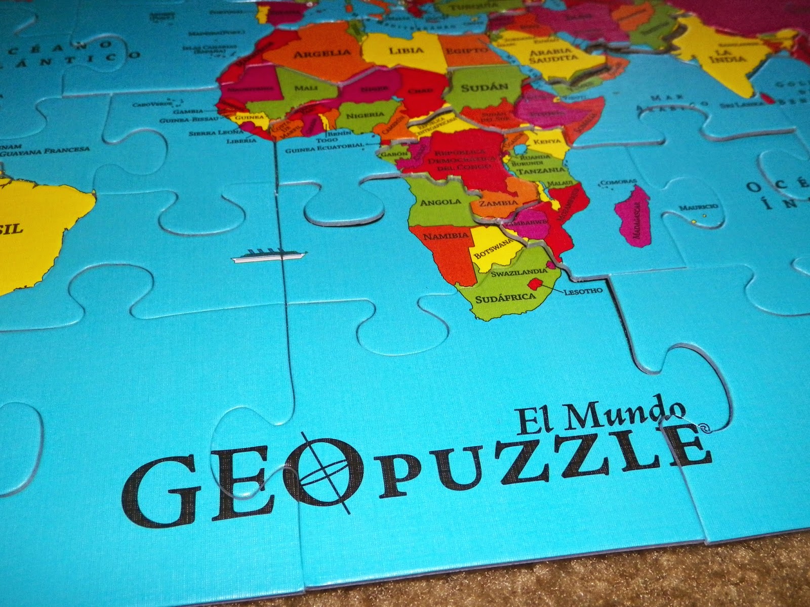 mygreatfinds: GeoPuzzle World in Spanish by GeoToys Review + Giveaway 9 ...
