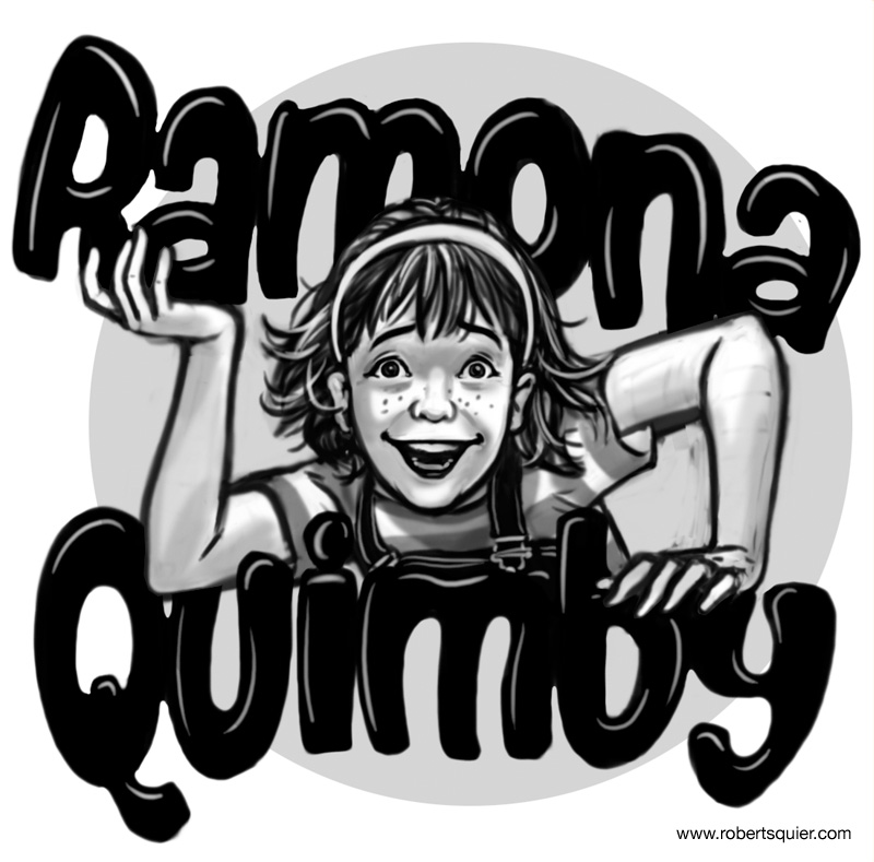 Robert Squier Illustrations: Ramona Quimby Show Poster