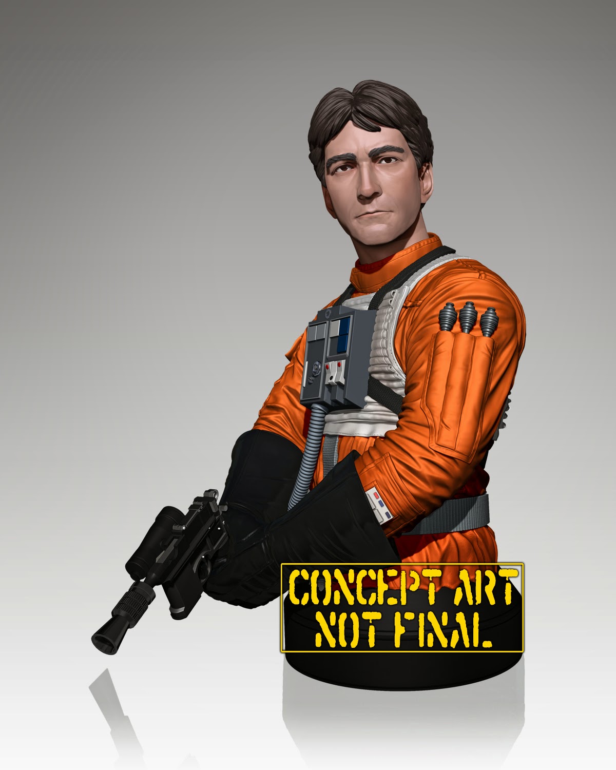 Angry Koala Gear (Vintage): Gentle Giant Star Wars Wedge Antilles Mini Bust
